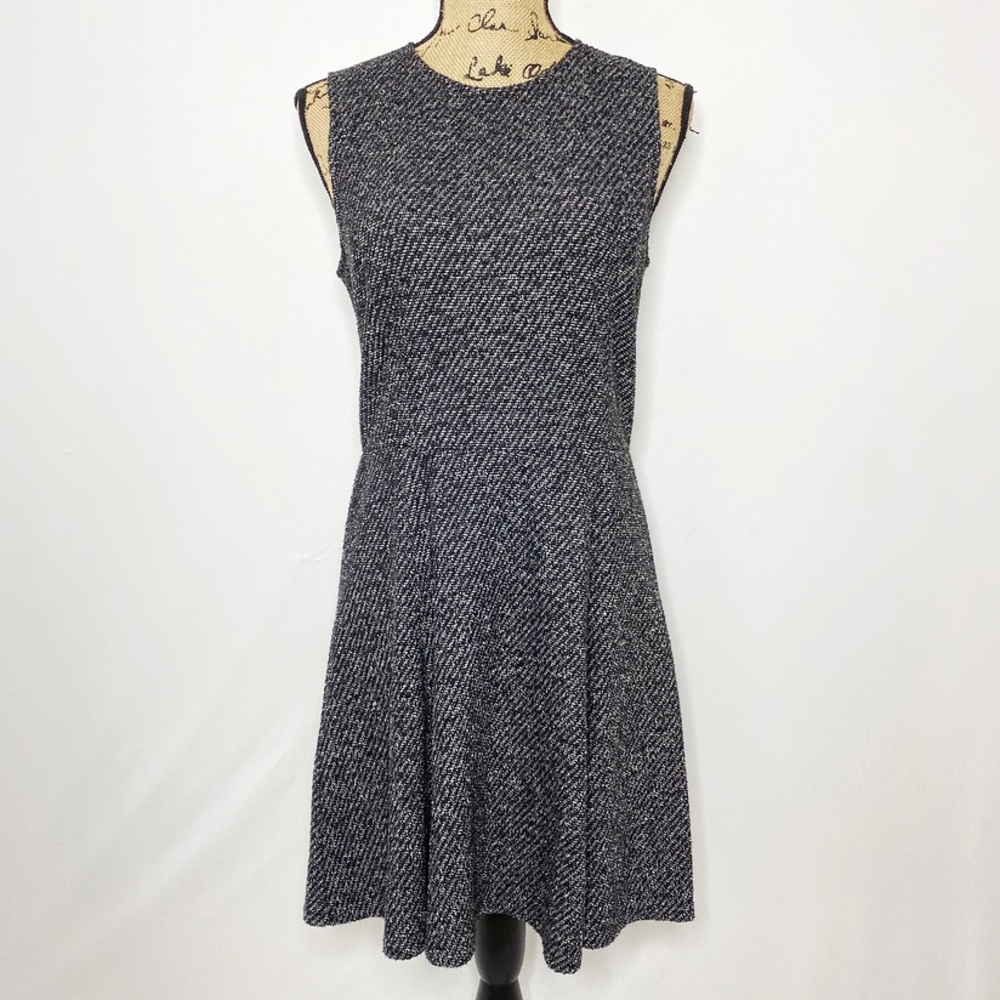 Theory Twee Knit Fit N Flare Dress - Gem